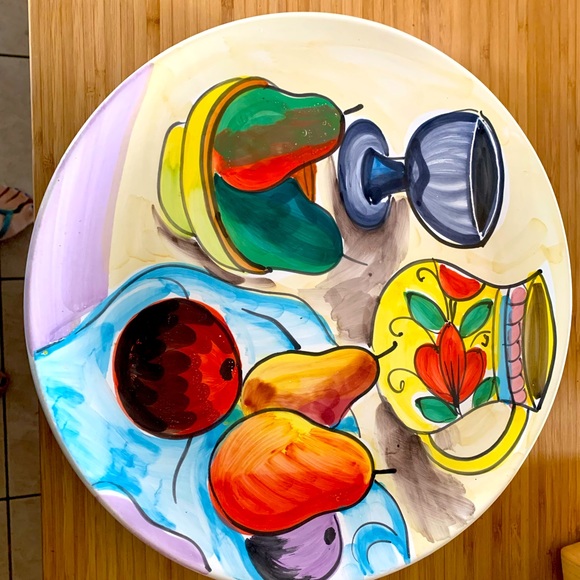 Pier 1 | Dining | Rare Hand Painted Pier Italian Dish | Poshmark